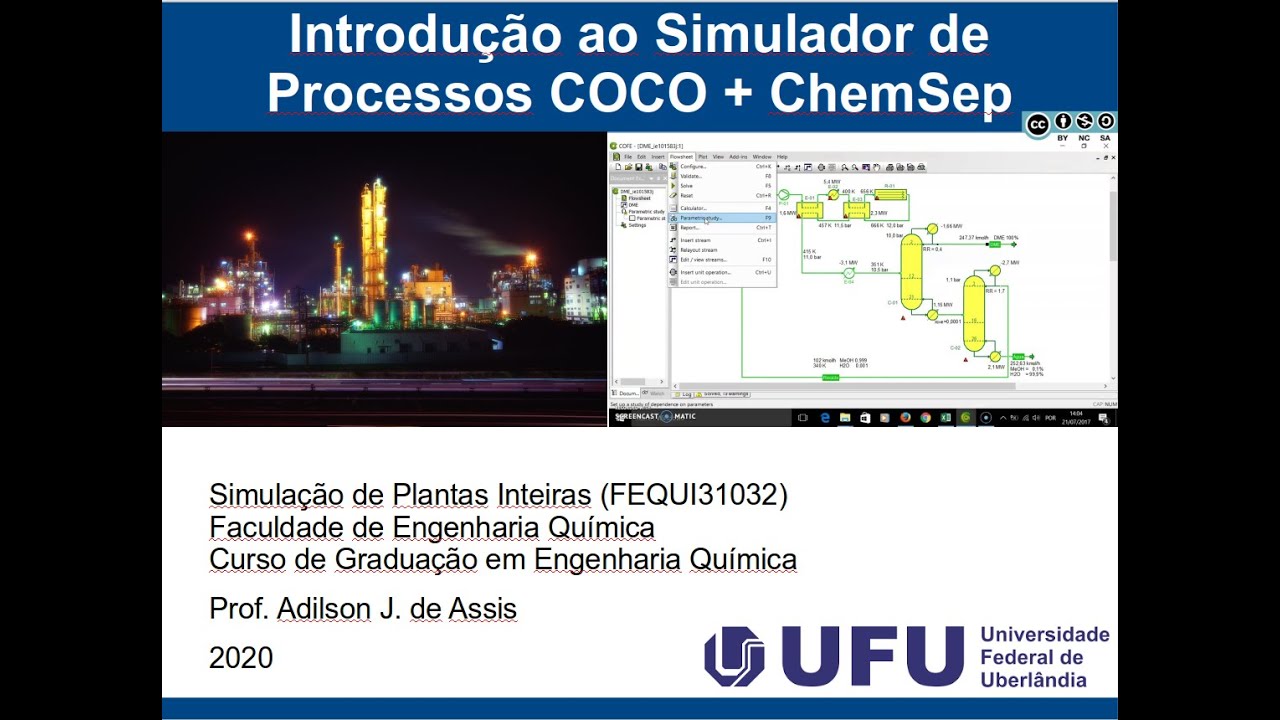 Introdução aos simuladores de processos químicos - YouTube
