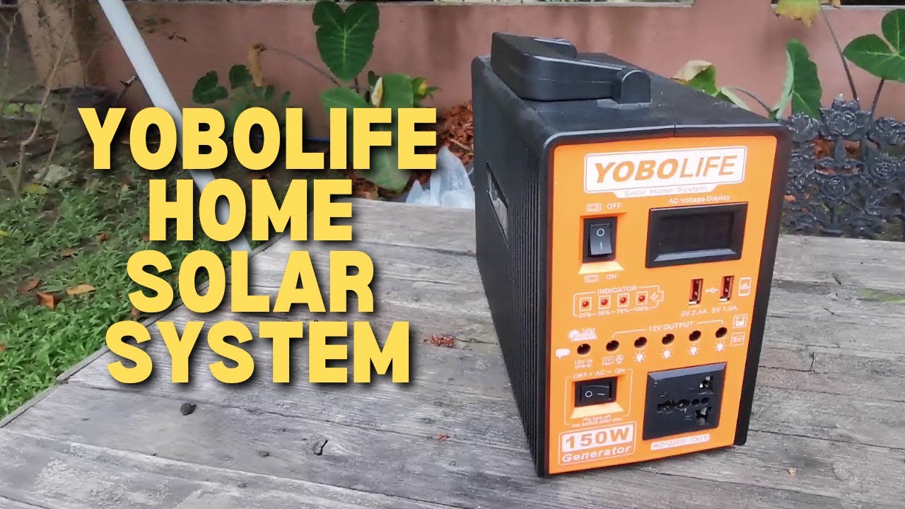 REVIEW- YOBOLIFE SOLAR HOME SYSTEM - SA MINI FARM NAMIN - YouTube