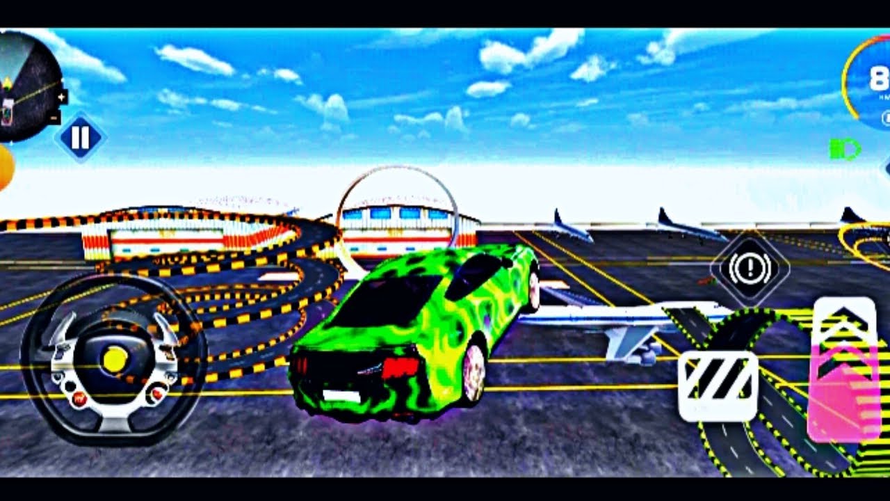 super car ka stunt jump / car crash stunt video - YouTube