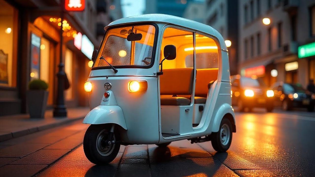 Toyota’s Modern White Rickshaw – The Future of Urban Transport is Here ...