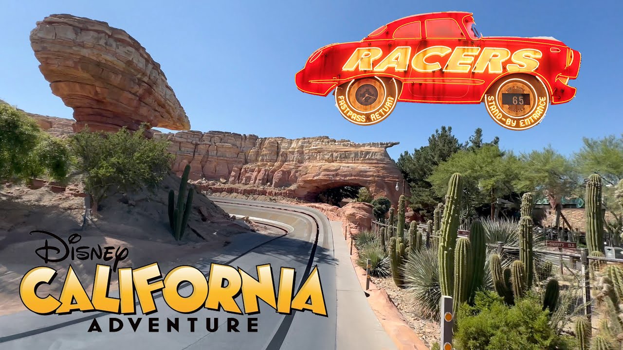 Radiator Springs Racers Disneyland 4K - YouTube