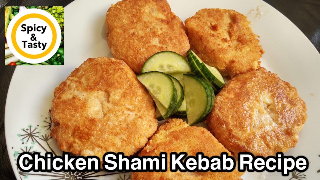 Chicken shami kebab recipe - YouTube