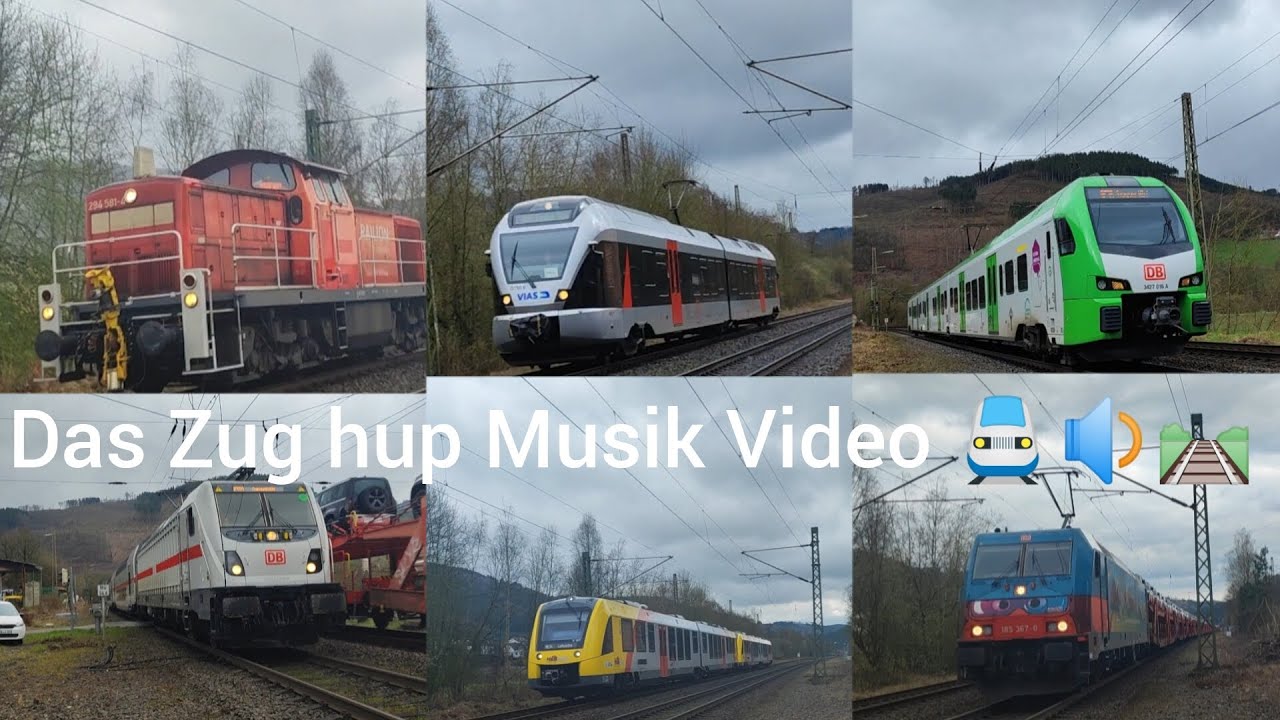 Das Zug hup Musik Video 🚆🔉🛤️ - YouTube