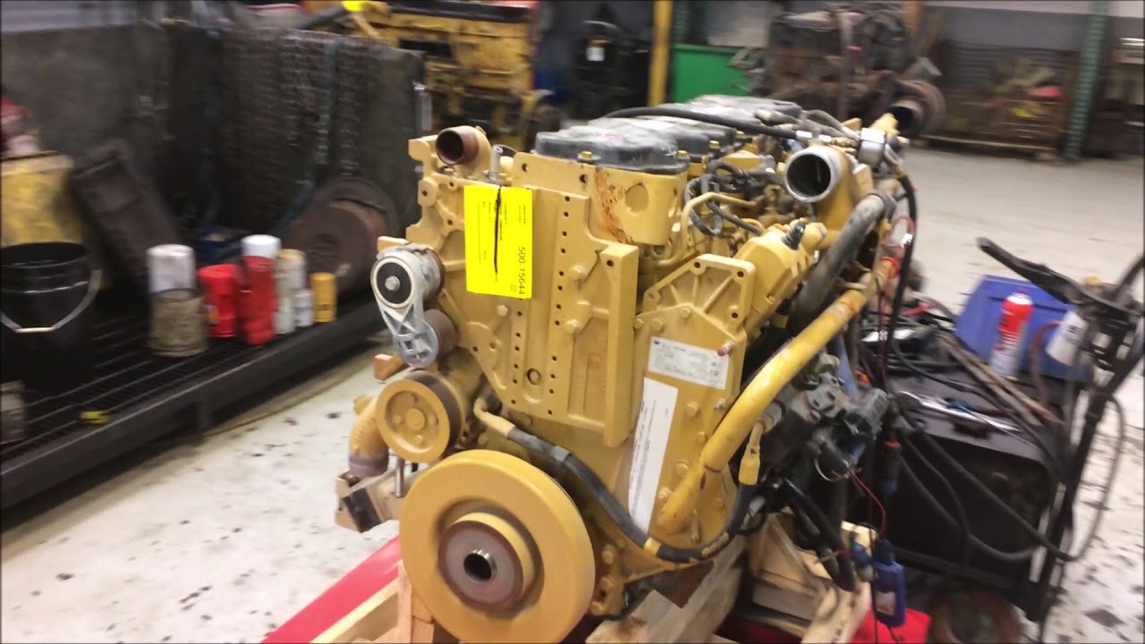 2008 CAT C7 Acert Engine - YouTube