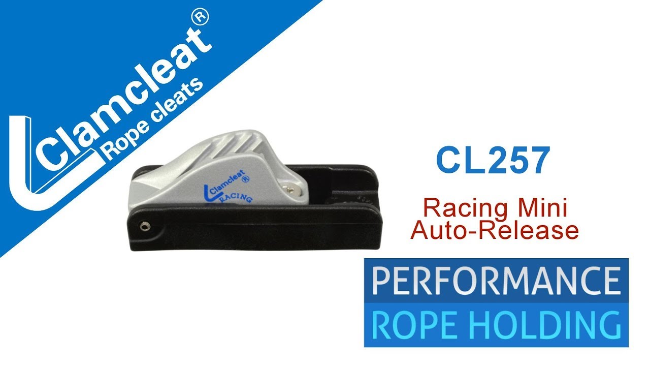 CL257 Auto-Release Racing Mini | Clamcleats Ltd - YouTube