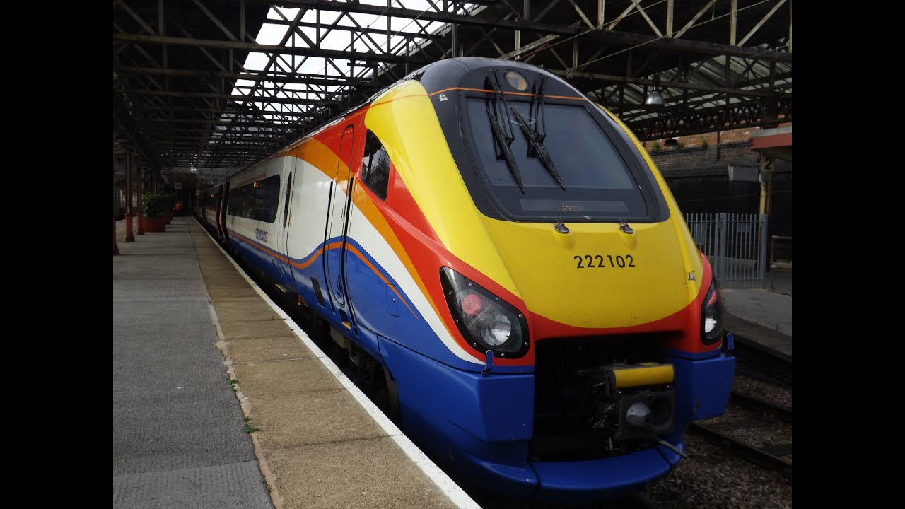 **RARE** EMT Class 222 Departs Crewe - YouTube