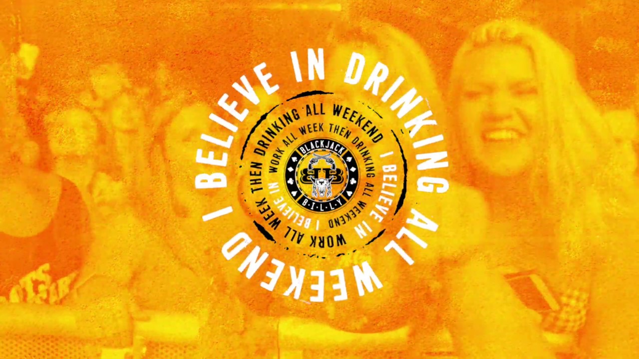 Blackjack Billy, Tim Hicks - Drinking All Weekend (Lyric Video) - YouTube
