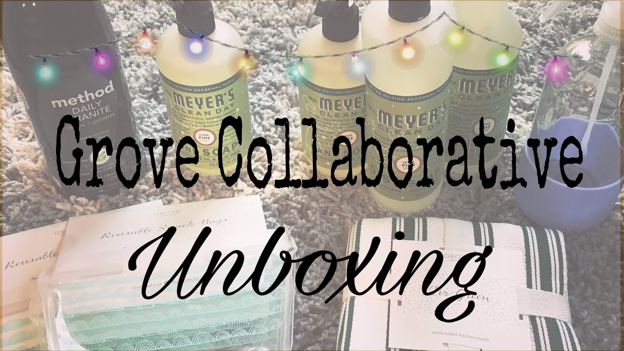 Grove Collaborative Unboxing | Favorite Natural Cleaning Products - YouTube