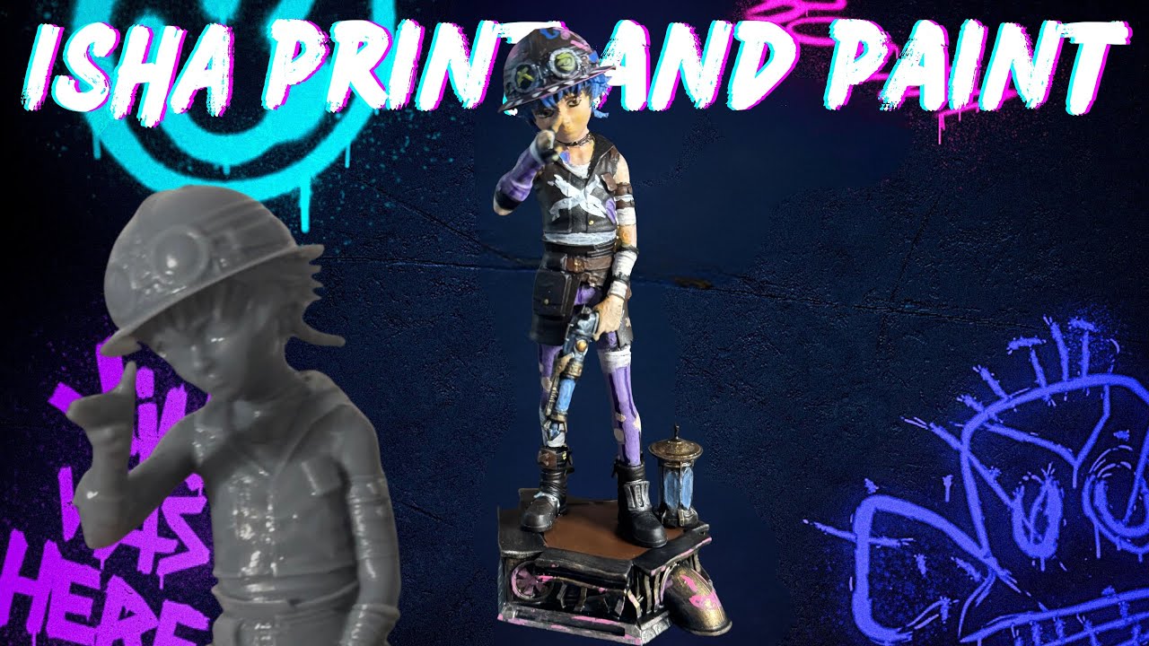 Isha Arcane Resin Print and Paint 3D Model by H3LL - Elegoo Saturn 3 ...