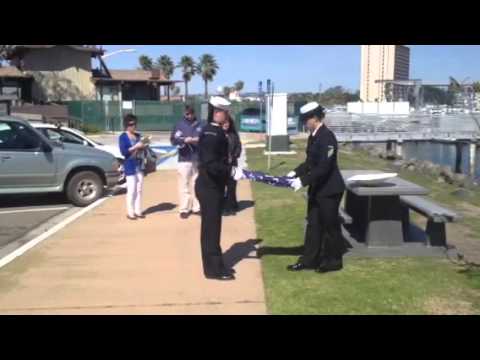 Navy Honor Guard for Richard Gerding - YouTube