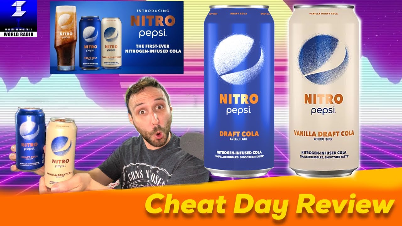Nitro Pepsi Review | Draft Cola & Vanilla Draft Cola (2022) - YouTube