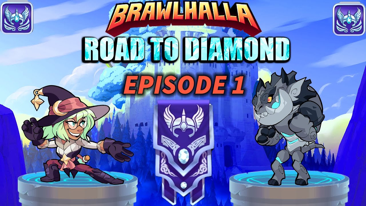 Road to Diamond #1 // Ranked 2v2 - Brawlhalla - YouTube