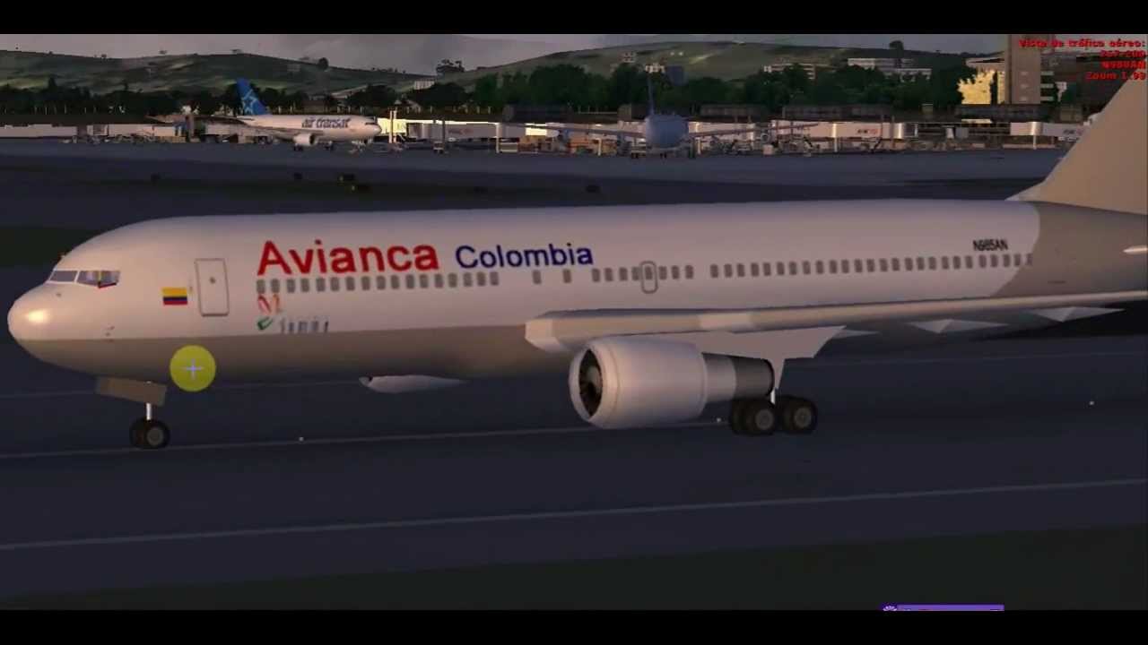 despegue A320 y aterrizaje B-767 200 AVIANCA aeropuerto internacional ...