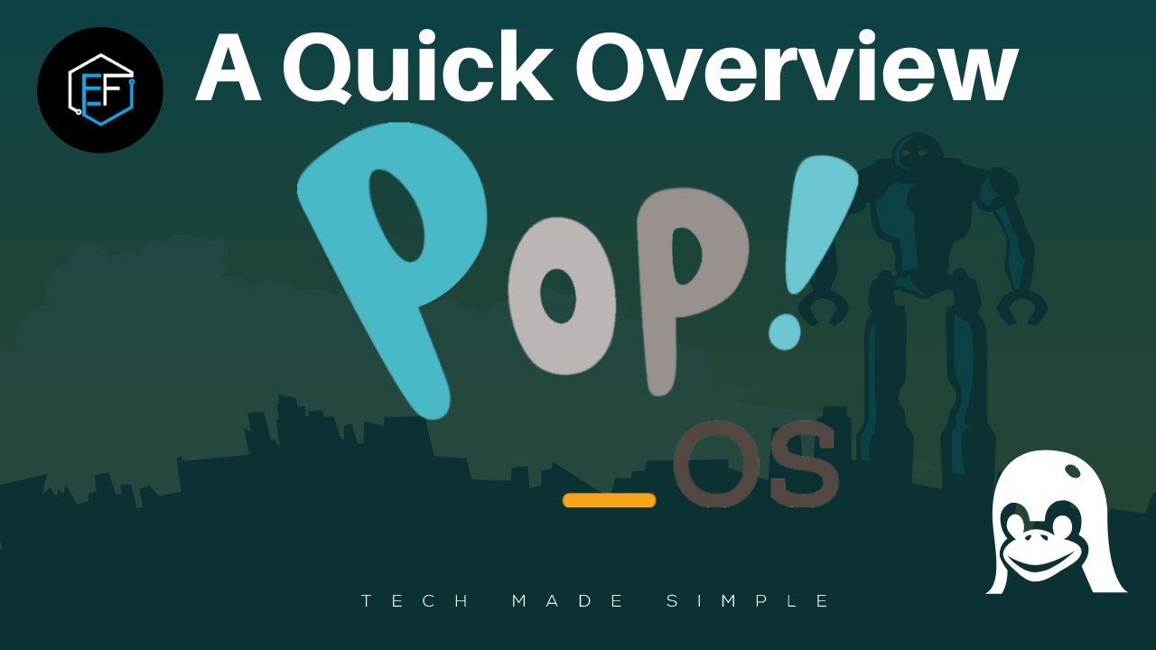 A Quick Overview of Pop!_OS 20.04 - Smart & Impressive - YouTube