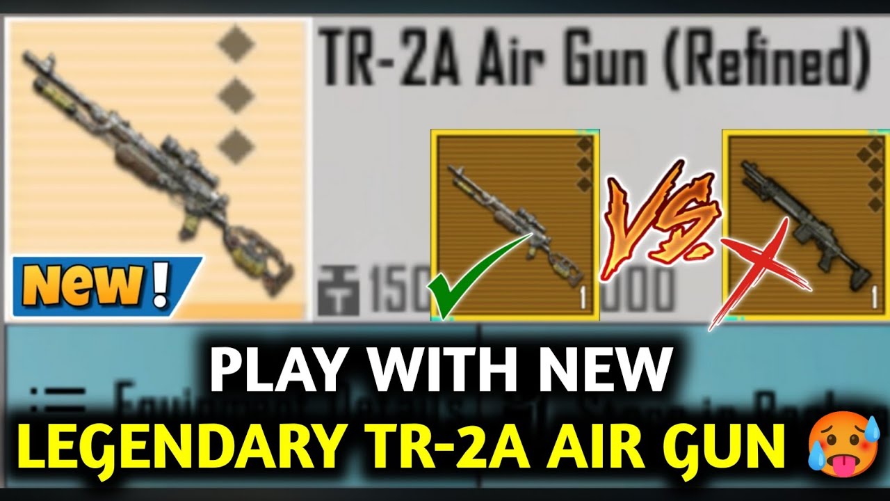 Play With LEGENDARY TR-2A AIR GUN 🤯 PUBG METRO ROYALE - YouTube