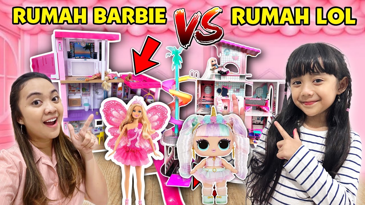 SAMATHA JADI BONEKA BARBIE VS BONEKA LOL MAMAH - YouTube