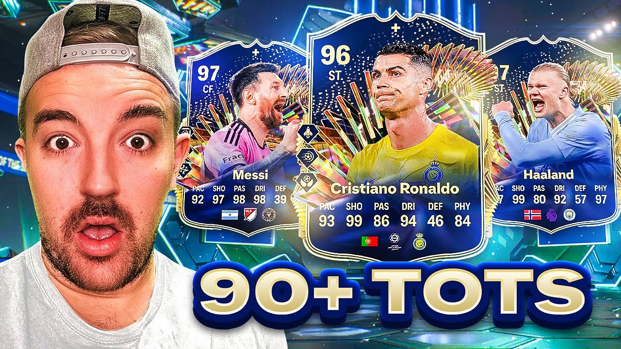 40x New BROKEN Guaranteed 90+ TOTS Packs on EA FC! - YouTube
