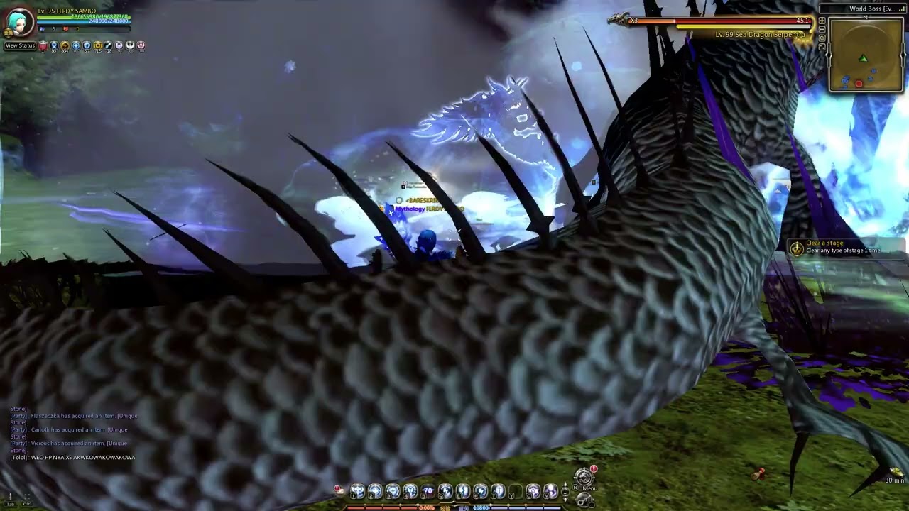 Day 2 World Boss Avalon Dragon Nest - YouTube