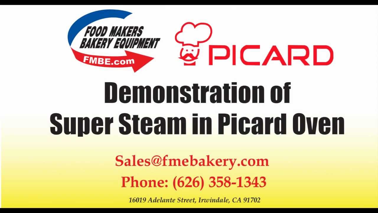 Demonstration of Super Steam in Picard Oven - YouTube