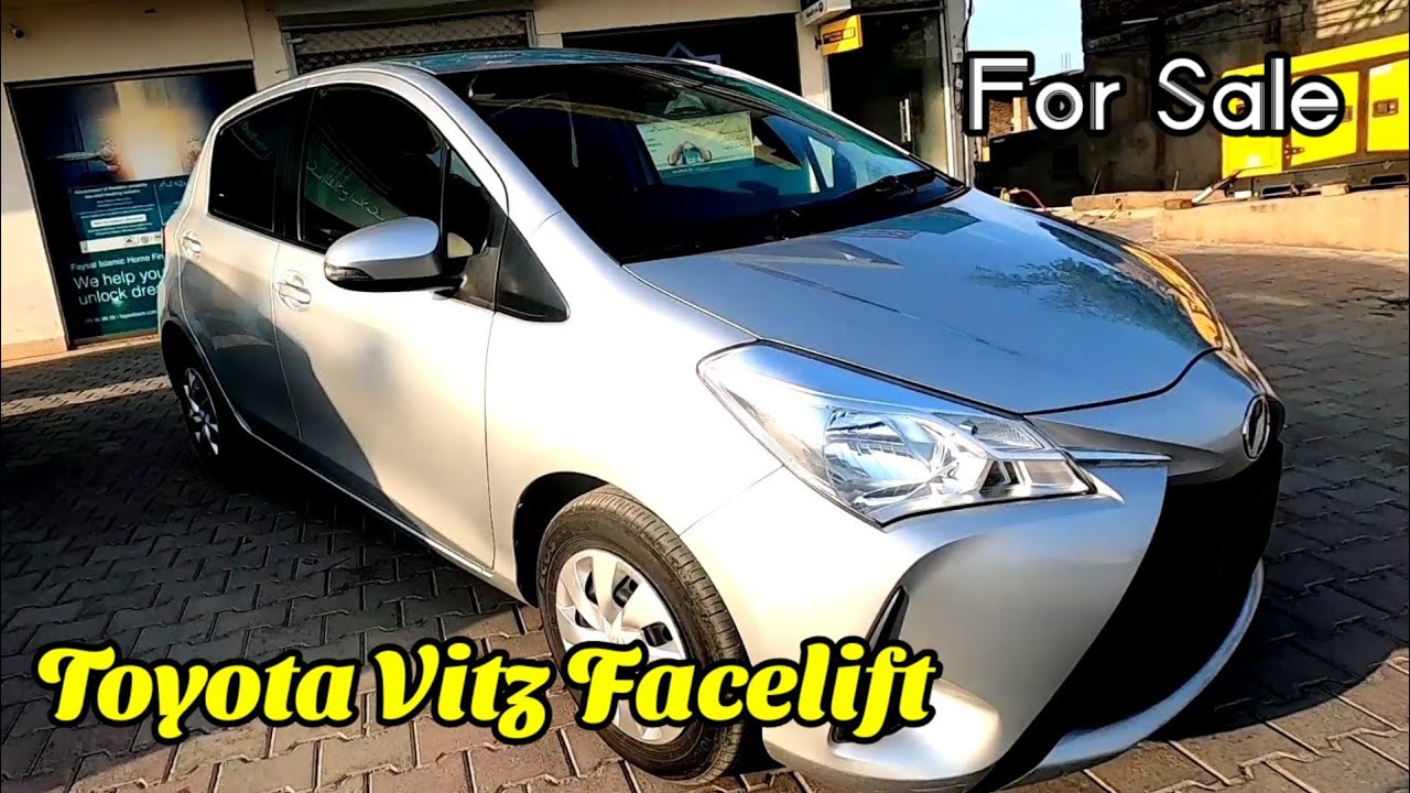 Toyota Vitz Facelift New Shape Short Review & For Sale - YouTube