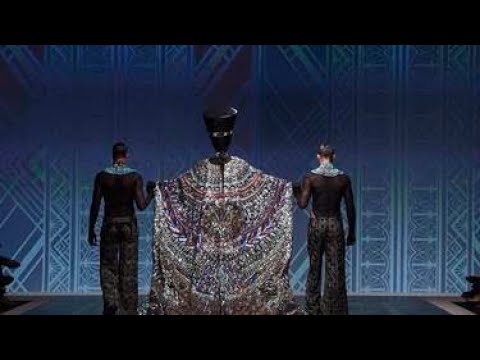 The Impalpable Dream Of Egypt by Michael Cinco at Arab Fashion Week