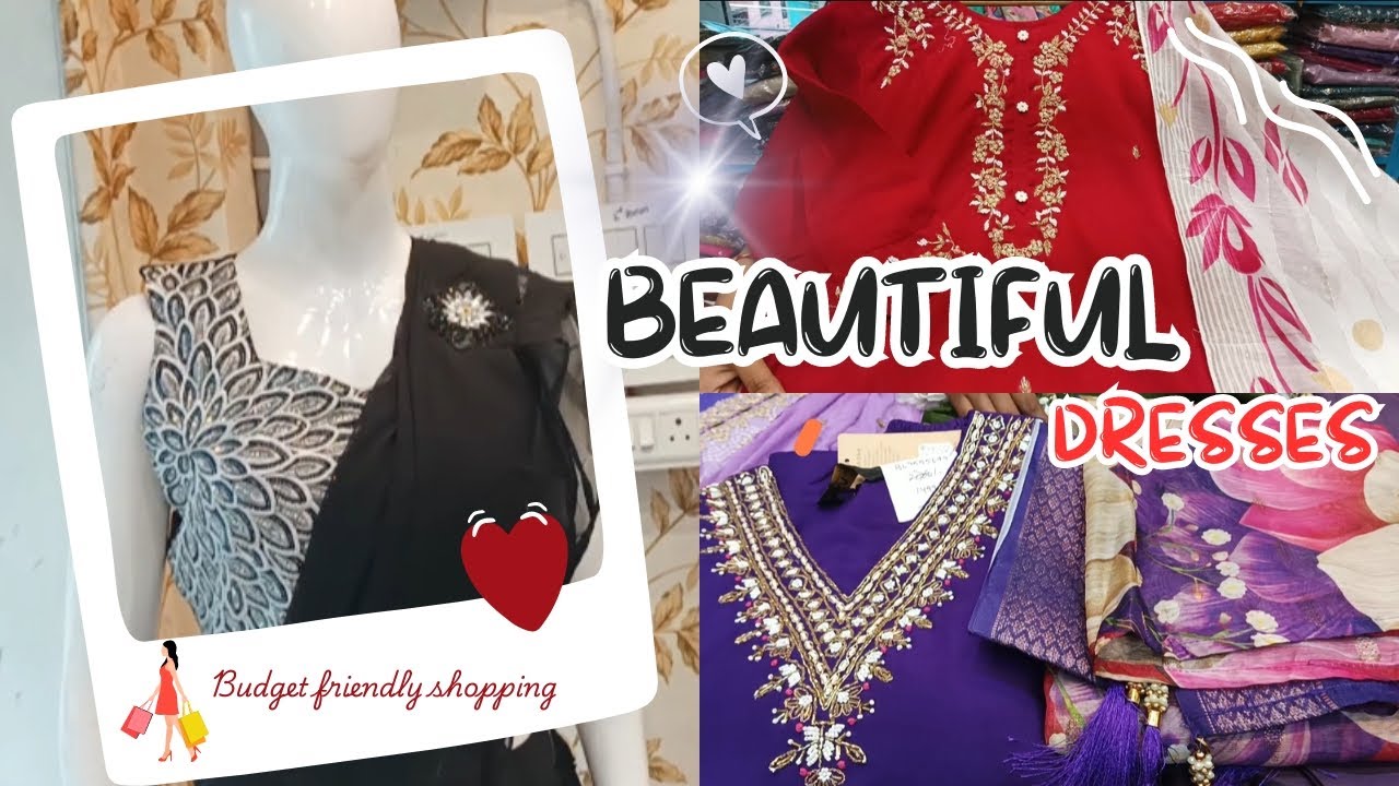 Beautiful dresses, collection's Rudrani art studio #kphb #hyderabad, shopping - YouTube