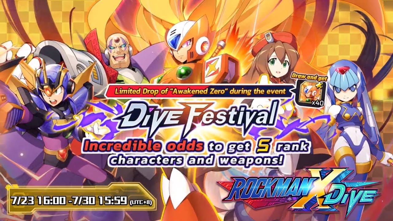Mega Man X DiVE - Awakened Zero Skill Details, DiVE Festival, & Boss ...