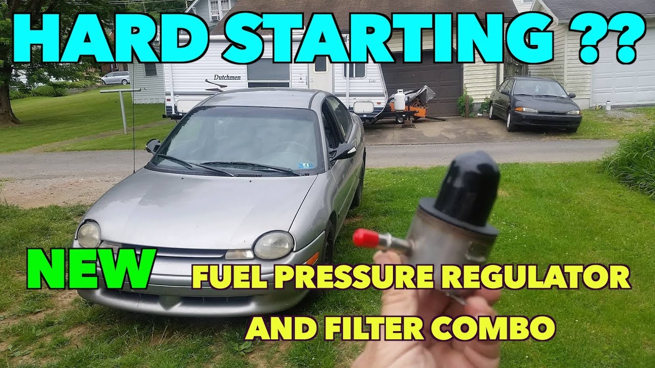 Fuel Pressure Regulator/Filter combo Change. Dodge Neon 1999-05 - YouTube