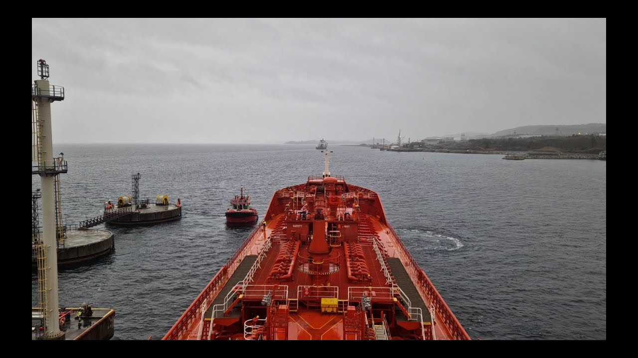 MONGSTAD (NORWAY) ARRIVAL / Anchorage to Equinor Terminal /Tanker ...