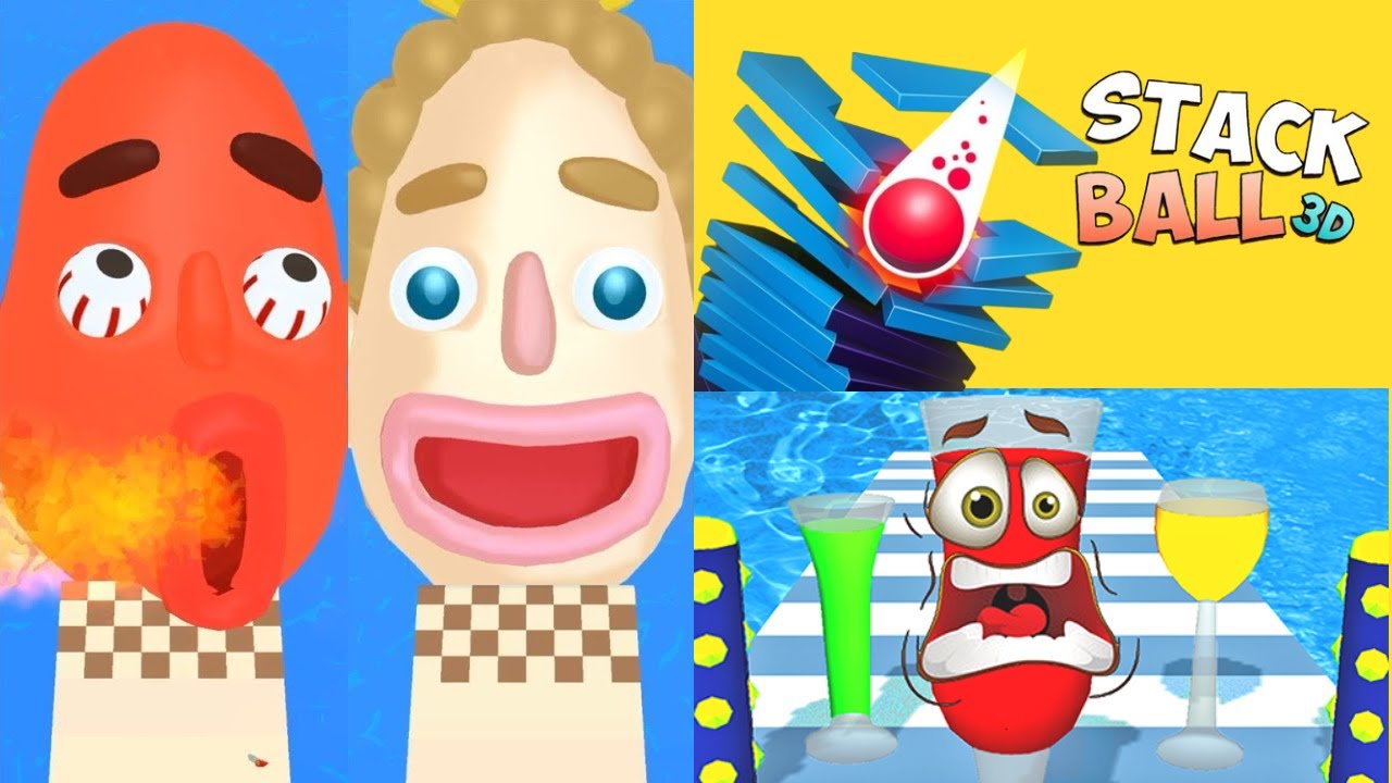 Sandwich Runner vs Stack Balls vs Juice Run - YouTube