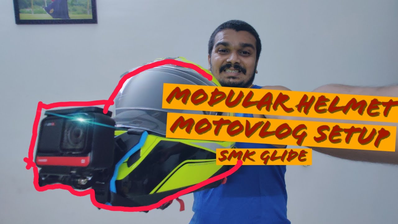Motovlog Setup 2021 | Modular Helmet Special | SMK GLIDE - YouTube