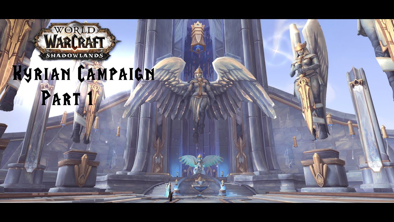 World of Warcraft: Shadowlands | Kyrian Campaign Questline & Cutscenes ...