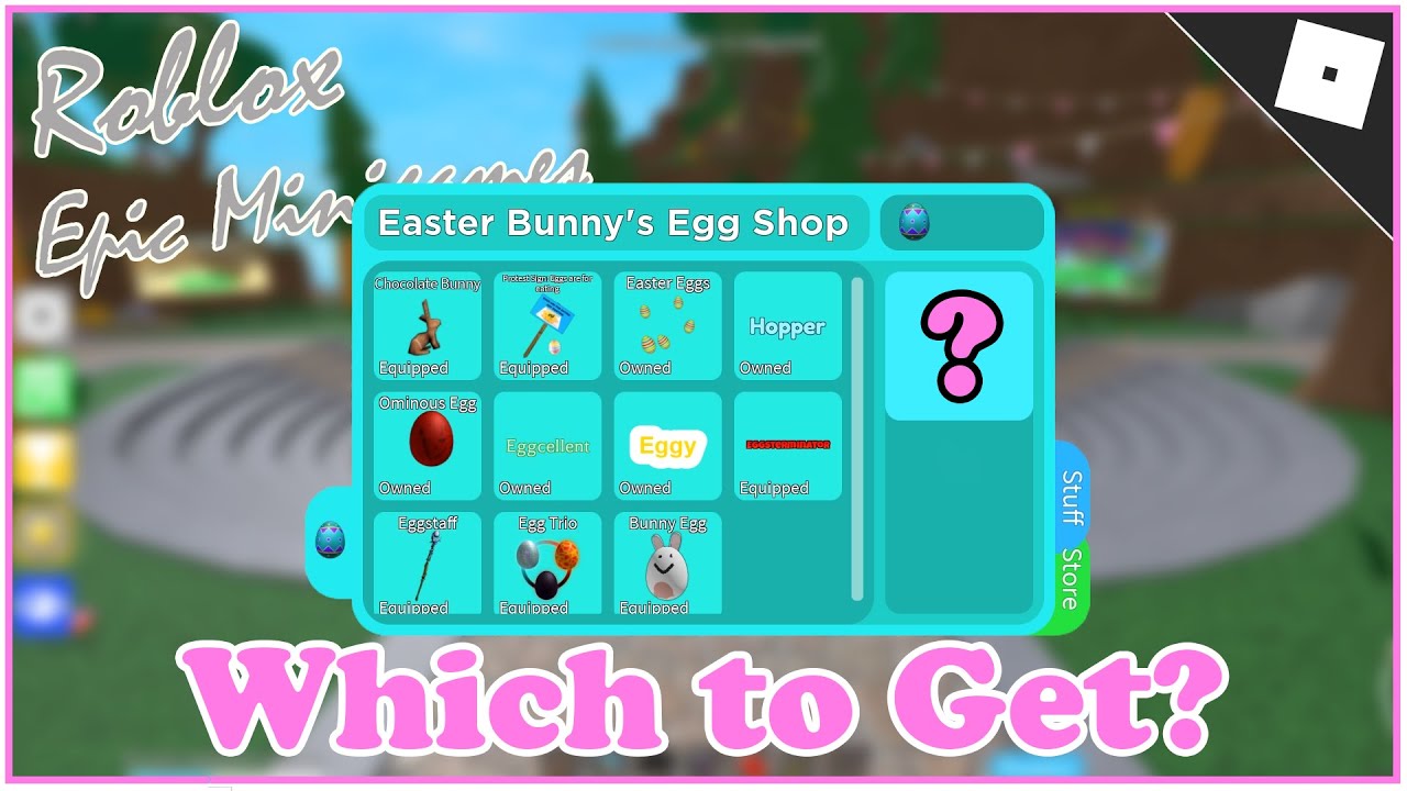 Showcasing the Prizes of Epic Minigames Easter 2022 - YouTube