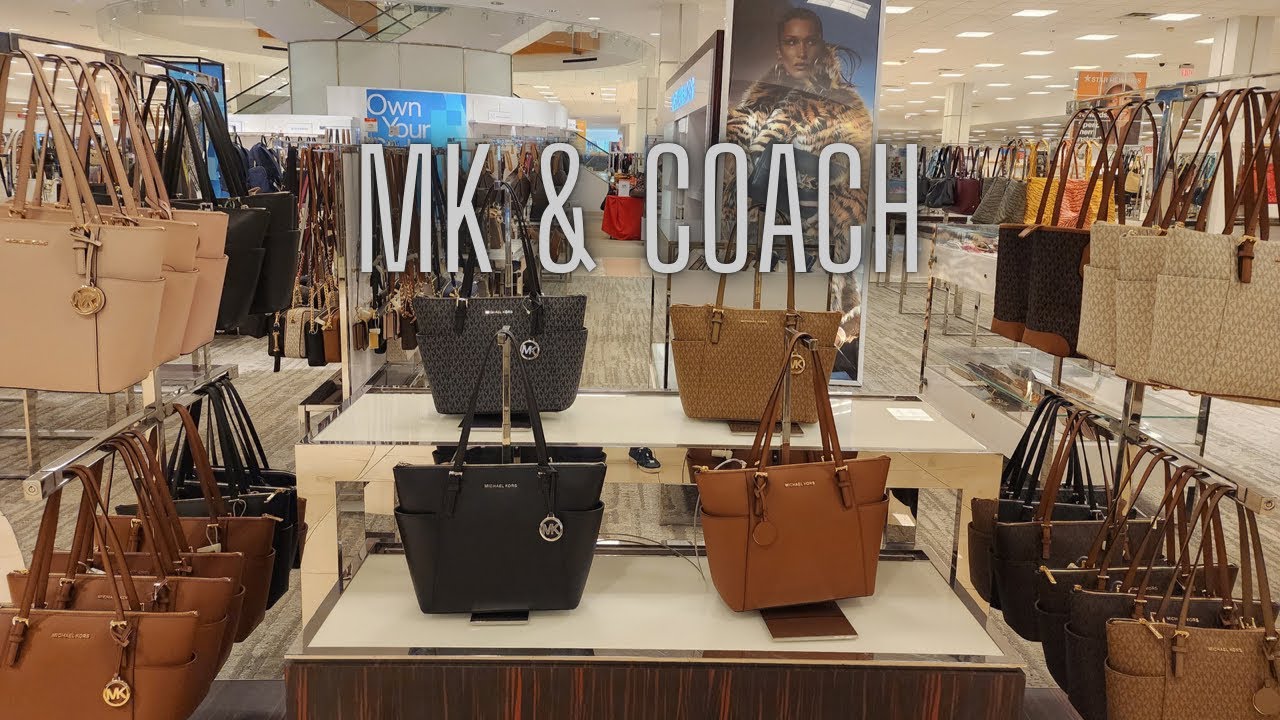 INSIDE @ MICHAEL KORS & COACH STORE HAND BAGS AND MORE!!! #browsewithme ...