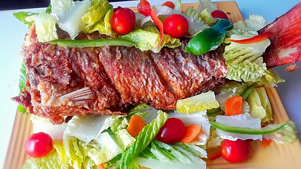 Haitian fried fish Recipe - YouTube