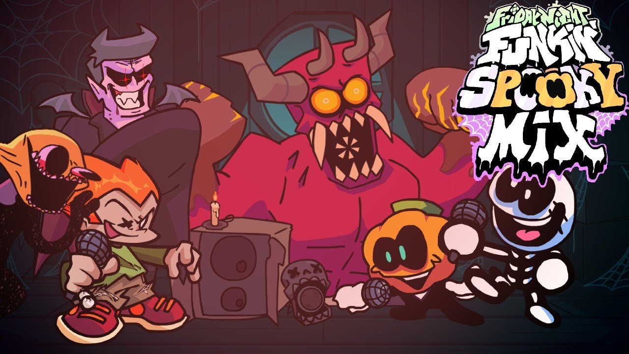 fnf vs spooky mix (spooky month) - YouTube