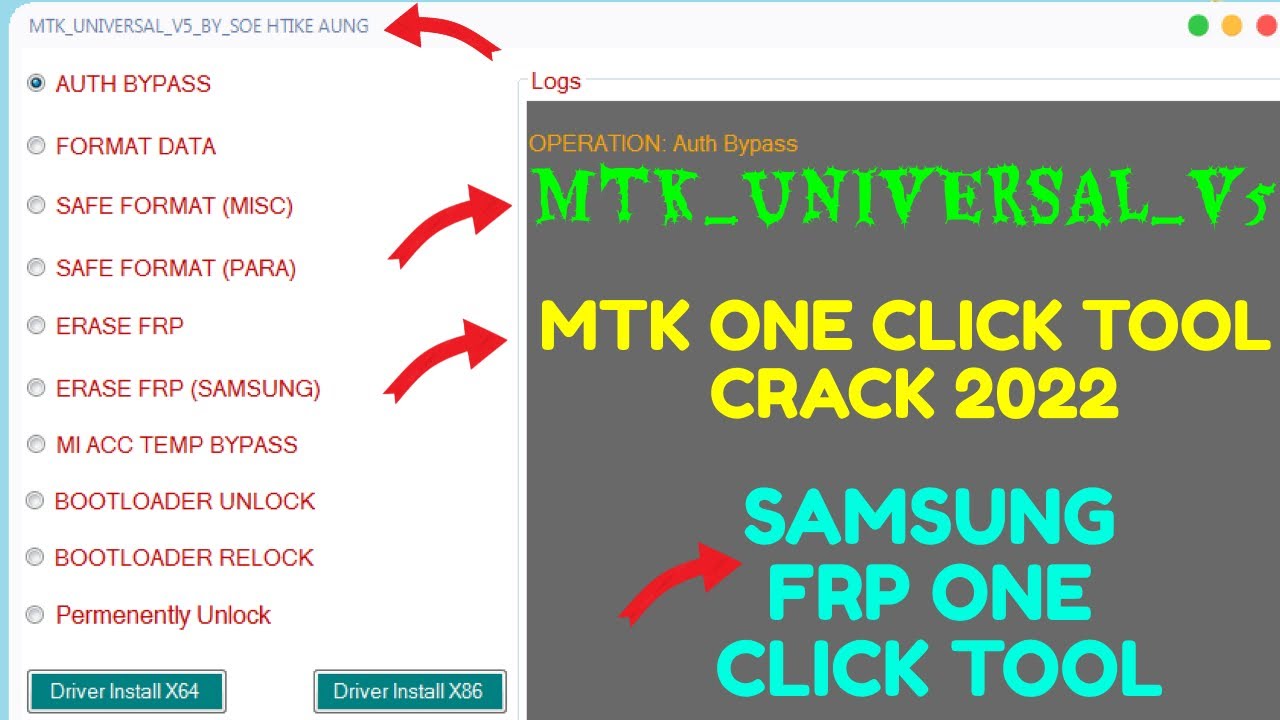 Samsung Frp One Click Mtk Tool 2022 !! Mtk_Universal_V5 2022 - YouTube