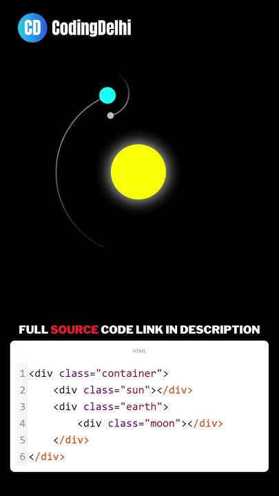 HTML CSS | Solar System - YouTube