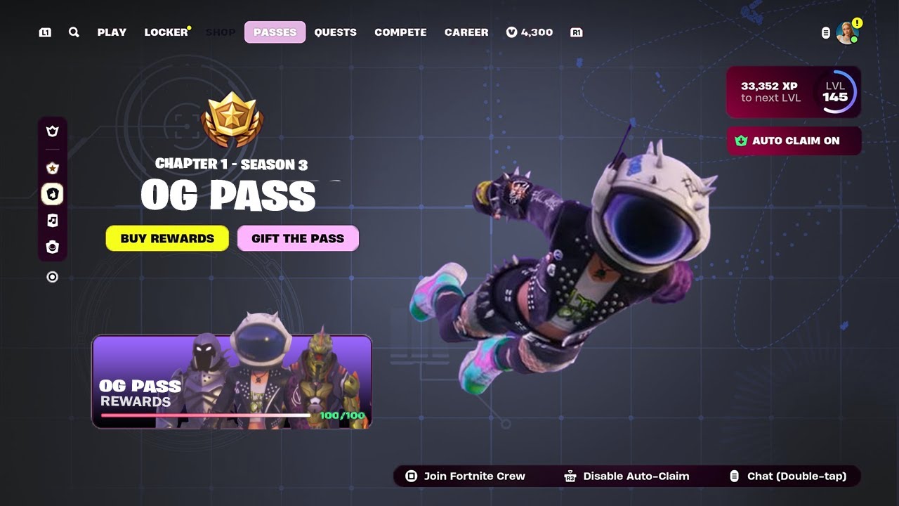How To Get OG Chapter 1 Season 3 Battle Pass NOW FREE in Fortnite! Free ...