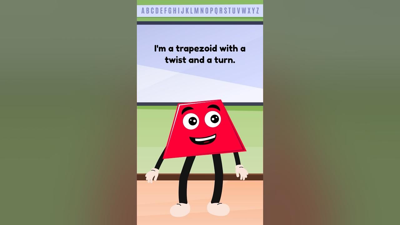 Trapezoid Shape Rhyme for Kids | Fun Learning Song About Trapezoids! # ...