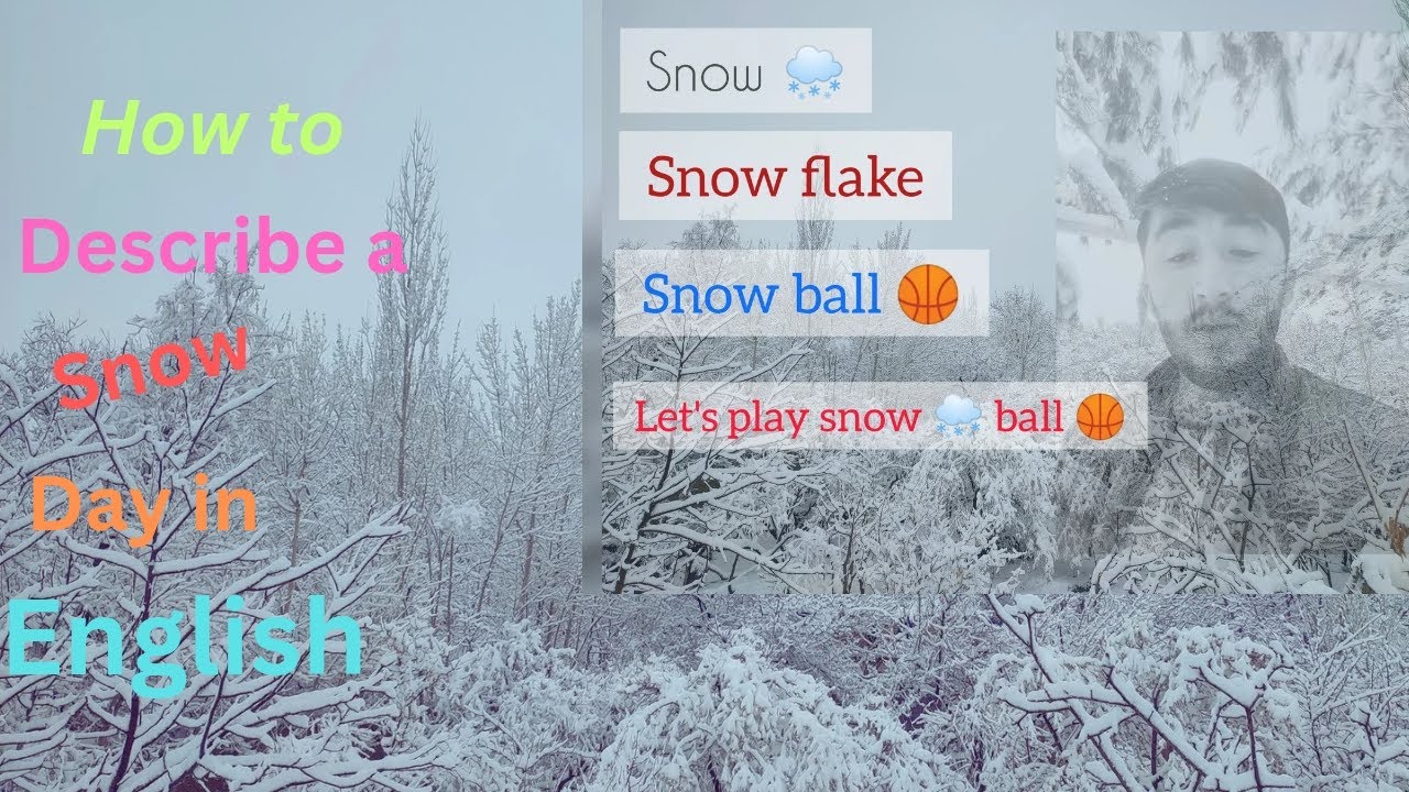 How to describe a snow day in English 🌨️🌨️🌨️🌨️🌨️ - YouTube