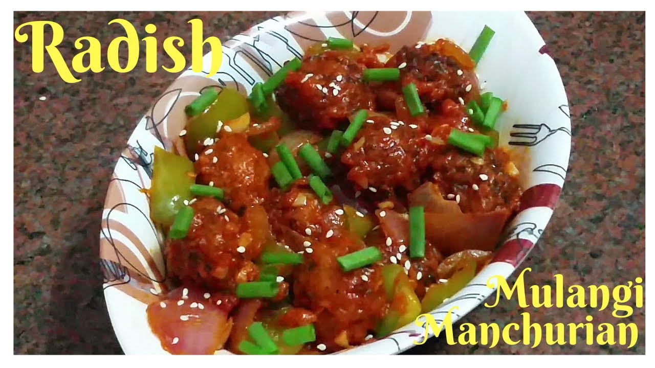 Radish Manchurian Recipe in Tamil|Malli'sKitchen|Mulangi Recipes ...