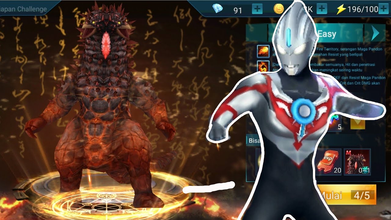 GAME ULTRAMAN RTV!!! Melawan Raja Monster Maga Pandon Musuh Ultraman ...