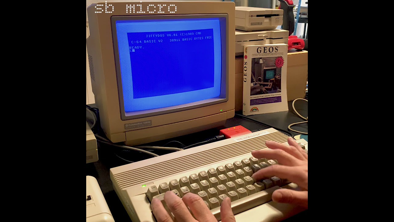 Commodore 64 working with mouse and graphical OS : GEOS Mega Patch 3.3 ...