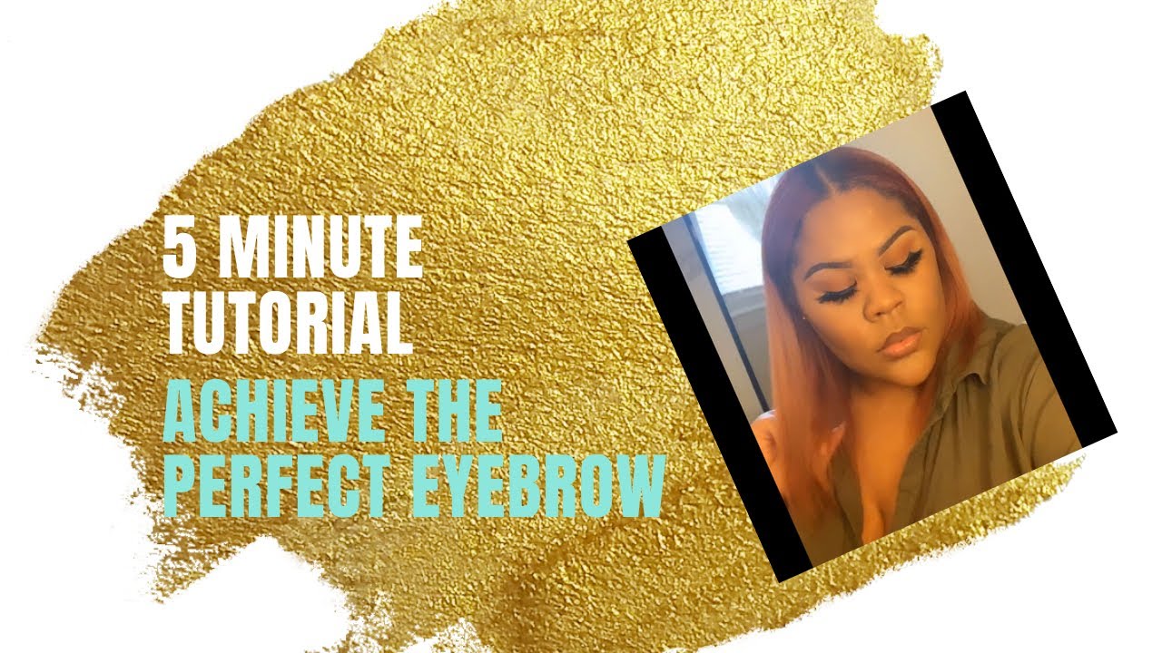 Quick Eyebrow Tutorial - YouTube