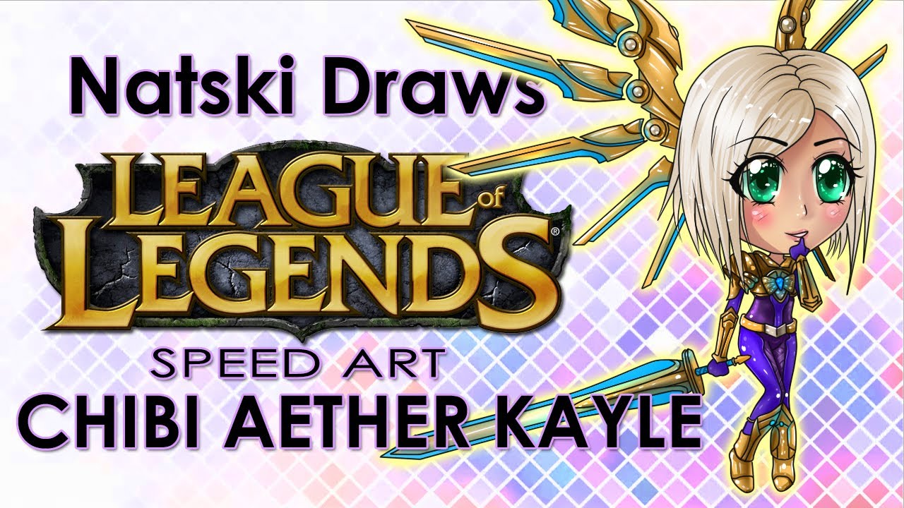 Aether Kayle Chibi | League of Legends Speed Art - YouTube