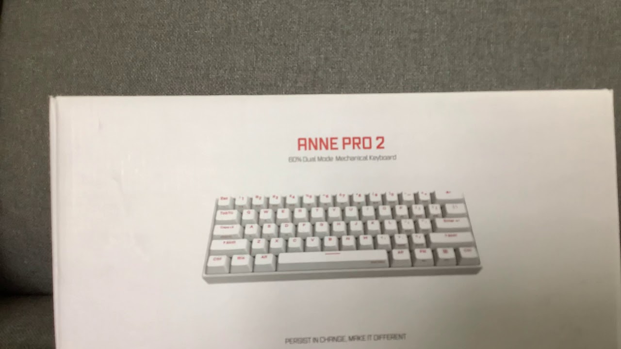 Anne Pro 2 unboxing - YouTube
