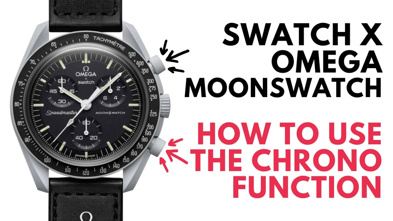 How to use the Chronograph Function on your Omega X Swatch MoonSwatch ...