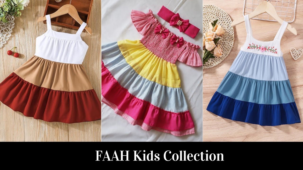 Frill Layered Ruffle Frock Designs, Frocks for Party Wear, Summer Style ...