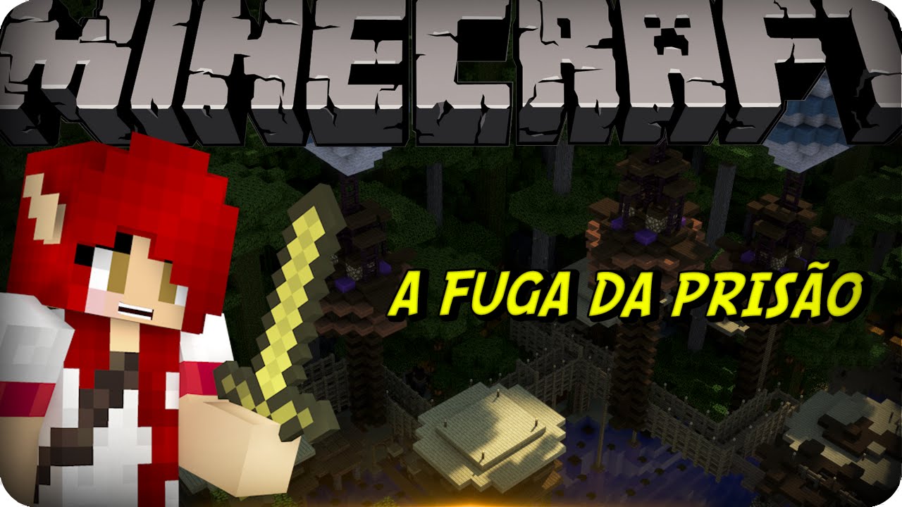 MINECRAFT : FUGINDO DA PRISÃO 1# : A PRISÃO É AMALDIÇOADA ! - YouTube